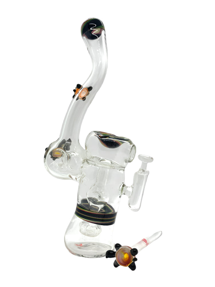 NARC Turtle Showerhead Perc with Turtle Dabber – Shell Shock